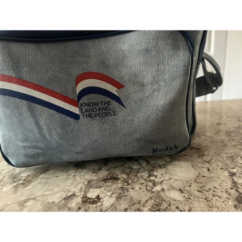 Kodak | Cameras, Photo & Video | Vtg Kodak Camera Bag Travel Tote Blue ...